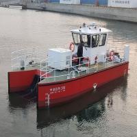 China Custom 10m Aluminum Alloy Oil Recovery Work Boat for River Sea Surface Cleaning for sale