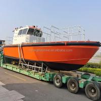 China Aluminum Alloy Speed Boat Yacht 12m 250-350HP Engine Custom Color for sale