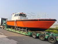 China Customizable Offshore Aluminum Speed Boat 12m 250-350HP 13 Persons Capacity for sale