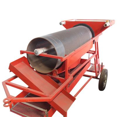 China Diesel Power Gold Trommel Wash Plant 8-10T/H 20CrMo Screen Material for Ore for sale