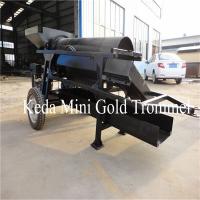 China Diesel Power Gold Trommel Wash Plant 8-10T/H 20CrMo Screen Material for Ore for sale
