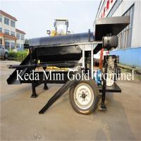 China Diesel Power Gold Trommel Wash Plant 8-10T/H 20CrMo Screen Material for Ore for sale