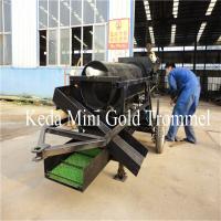 China Diesel Power Gold Trommel Wash Plant 8-10T/H 20CrMo Screen Material for Ore for sale