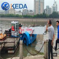China 12t Load Capacity 75kw Aquatic Weed Harvester Floating Collector Dredger for Lakes and Rivers for sale