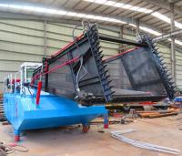 China Diesel Powered Aquatic Weed Harvester with 1.2m Dredging Depth and Customized Dimensions for Efficient Water Grass Collection for sale