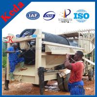 China High Capacity 100-300t/h Gold Trommel Wash Plant 10t Weight 230 m3/h Water Flow for sale