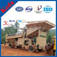 China High Capacity 100-300t/h Gold Trommel Wash Plant 10t Weight 230 m3/h Water Flow for sale