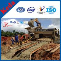 China High Capacity 100-300t/h Gold Trommel Wash Plant 10t Weight 230 m3/h Water Flow for sale