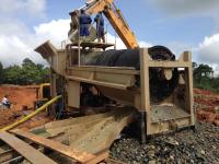 China Gold Refining Plant 100-150 t/h Capacity 50kW Power for Clay Soil Mining for sale