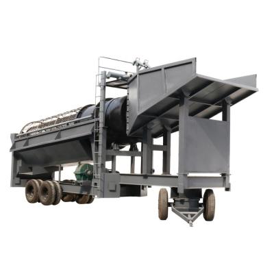 China High Rigidity Gold Trommel Wash Plant 7000x2000x3000 mm 220V/380V 50-100 tph for sale
