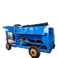China High Rigidity Gold Trommel Wash Plant 7000x2000x3000 mm 220V/380V 50-100 tph for sale