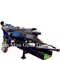 China 200tph Portable Gold Trommel Wash Plant 28m Head 20GP Container Precise Gold Recovery for sale
