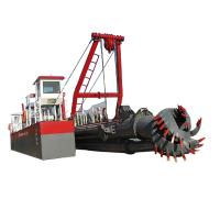 China 26 Inch Cutter Suction Dredger 12.5x4.6x1.3m 40t for Sand Dredging with Spud Carriage for sale