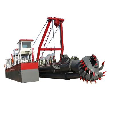 China 26 Inch Cutter Suction Dredger 12.5x4.6x1.3m 40t for Sand Dredging with Spud Carriage for sale