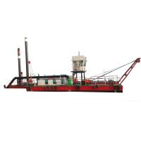 China 26 Inch Cutter Suction Dredger 12.5x4.6x1.3m 40t for Sand Dredging with Spud Carriage for sale