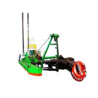 China 26 Inch Cutter Suction Dredger 12.5x4.6x1.3m 40t for Sand Dredging with Spud Carriage for sale