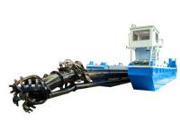 China 26 Inch Cutter Suction Dredger 12.5x4.6x1.3m 40t for Sand Dredging with Spud Carriage for sale