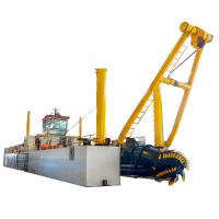 China 26 Inch Cutter Suction Dredger 12.5x4.6x1.3m 40t for Sand Dredging with Spud Carriage for sale