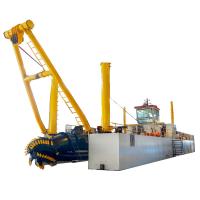 China 26 Inch Cutter Suction Dredger 12.5x4.6x1.3m 40t for Sand Dredging with Spud Carriage for sale