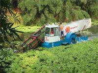 China Full Hydraulic Aquatic Weed Harvester 3500 M2/H for Waterway Cleaning and Weed Removal for sale