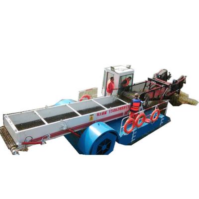 China Mini Aquatic Weed Harvester 103KW 12t Loading Capacity for Water Hyacinth Harvesting for sale