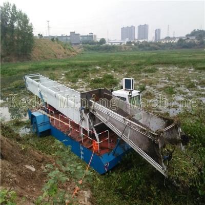 China KEDA Full-Automatic Aquatic Weed Harvester 10m-16m Paddle Wheel Propulsion Modular Design for sale