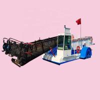 China Customized Paddle Wheel Aquatic Weed Harvester 1000-5000 m² Workload for River Canal Cleaning for sale