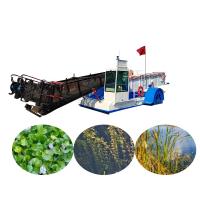 China Customized Paddle Wheel Aquatic Weed Harvester 1000-5000 m² Workload for River Canal Cleaning for sale