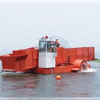 China Self Propelled Aquatic Transport Barge 70kw 60m3 Loading Volume 3m Discharge Height for sale