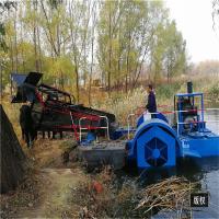 China Fully Automatic Aquatic Weed Harvester 12.5m Full Hydraulic Drive 2.5m Mowing Width for Lake River Weed Removal for sale