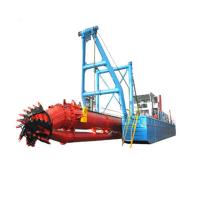 China Small Diesel Cutter Suction Sand Dredger 10m Depth 1 Stage Cutter Head 4 to 20 inch for sale