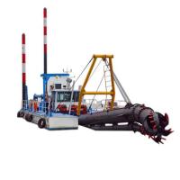 China Small Diesel Cutter Suction Sand Dredger 10m Depth 1 Stage Cutter Head 4 to 20 inch for sale