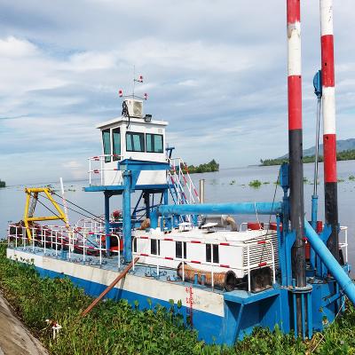 China KEDA CSD200 Cutter Suction Dredger 7.8m Hull Dual Diesel Hydraulic Spud Positioning for sale