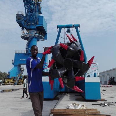 China Portable 450m3h Diesel Engine Cutter Suction Dredger for River Lake Dredging for sale