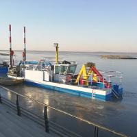 China Portable 450m3h Diesel Engine Cutter Suction Dredger for River Lake Dredging for sale