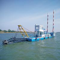 China Jet Suction Dredger 8m Dredging Depth 200m³/h Capacity Centrifugal Pump Diesel Powered for sale