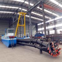 China River Cutter Suction Dredger  20m Dredging Depth 10inch Draught for sale