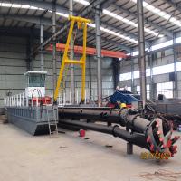 China River Course Testing Cutter Suction Dredger 298kw with Water Flow Meter for sale
