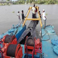 China Customized River Sand Dredger 230t with Auxiliary Engine Power 298kw for sale