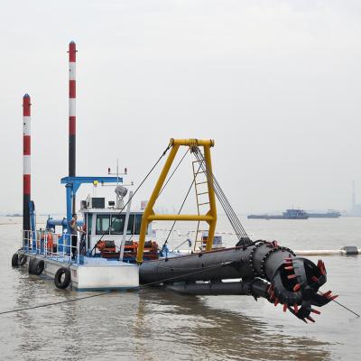 China 1500m3/h Cutter Suction Dredger 15t Fuel Tank 120m3-8000m3 Capacity ISO CE for sale