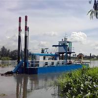 China River Course Testing Cutter Suction Dredger 298kw with Water Flow Meter for sale