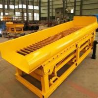 China Vibrating Gold Sluice Box 4.3x1.7x1m 380V for High Grade Concentrate Recovery for sale