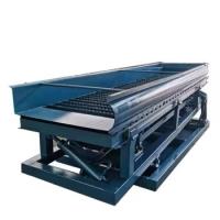 China Vibrating Gold Sluice Box 4.3x1.7x1m 380V for High Grade Concentrate Recovery for sale
