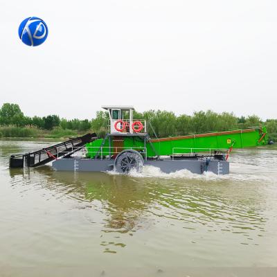 China Keda Custom Aquatic Weed Harvester 45 kW Engine 2m Mowing Width Full Hydraulic Drive for sale