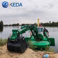 China KEDA 2026 Self-Propelled Amphibious Cutter Suction Dredger 8m Depth One Person Operation for sale