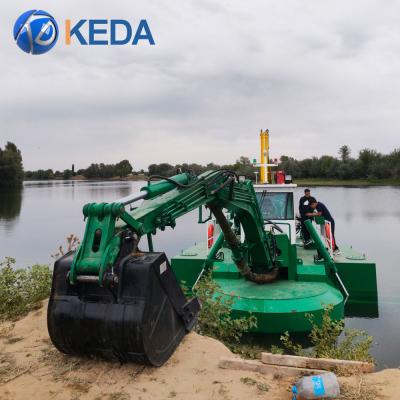 China KEDA 2026 Self-Propelled Amphibious Cutter Suction Dredger 8m Depth One Person Operation for sale