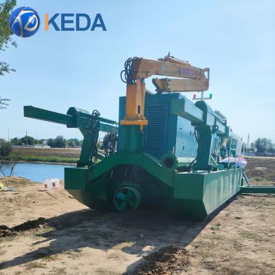 China Keda Amphibious Dredger 11m Multi-functional Excavator Dredger 25t for Sand Dredging for sale
