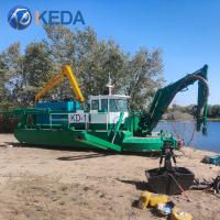 China KEDA 2026 Self-Propelled Amphibious Cutter Suction Dredger 8m Depth One Person Operation for sale