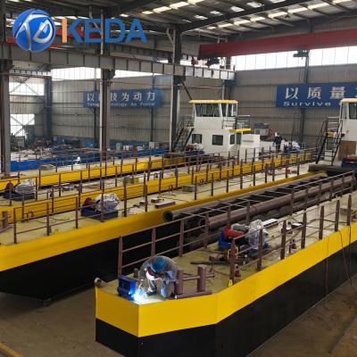 China Set Sail Jet Suction Dredger 200 m³/h 8m Dredging Depth Heavy Duty Dredge Hose Centrifugal Pump for sale