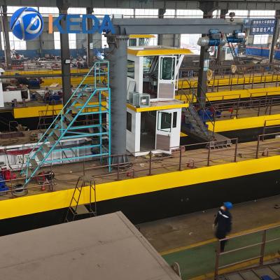 China Large Capacity Diesel Cutter Suction Dredge 5000m3h 15m Dredging Depth for Construction for sale